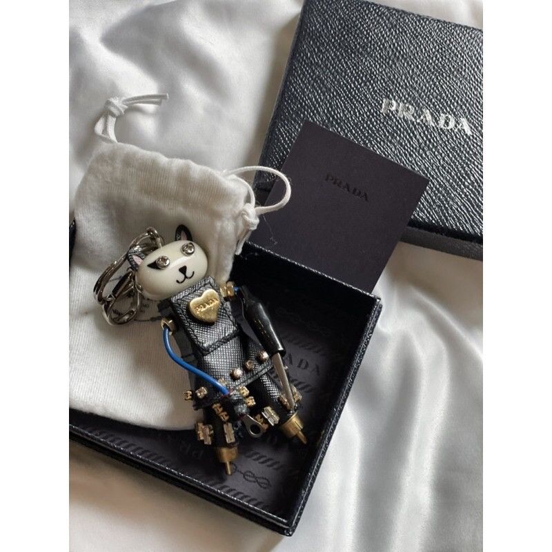 Prada Prada Cat robot keychain | Grailed