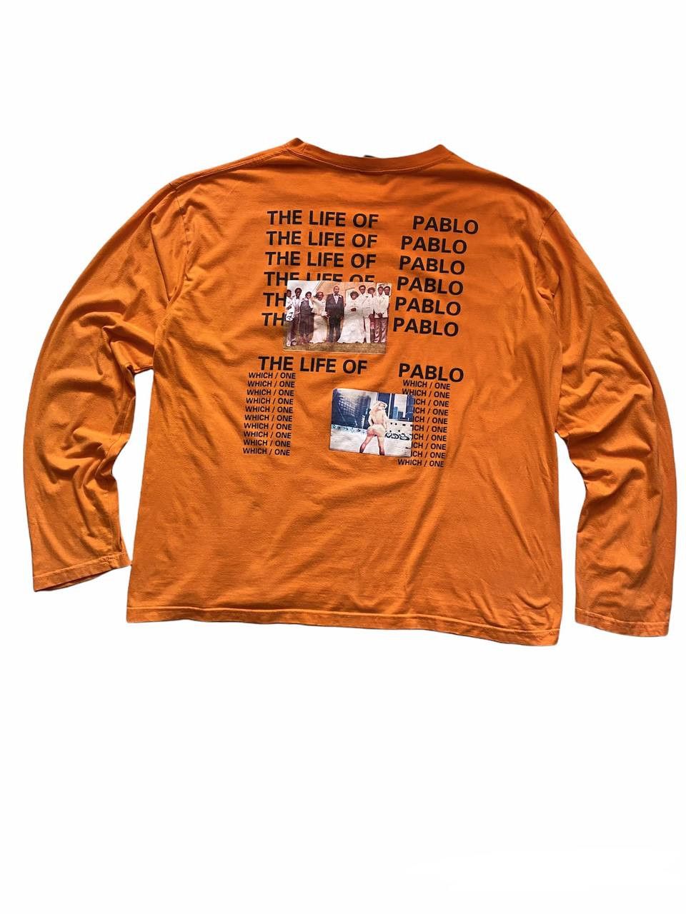 Kanye West × Streetwear Kanye West The life of Pablo merch long sleeve ...