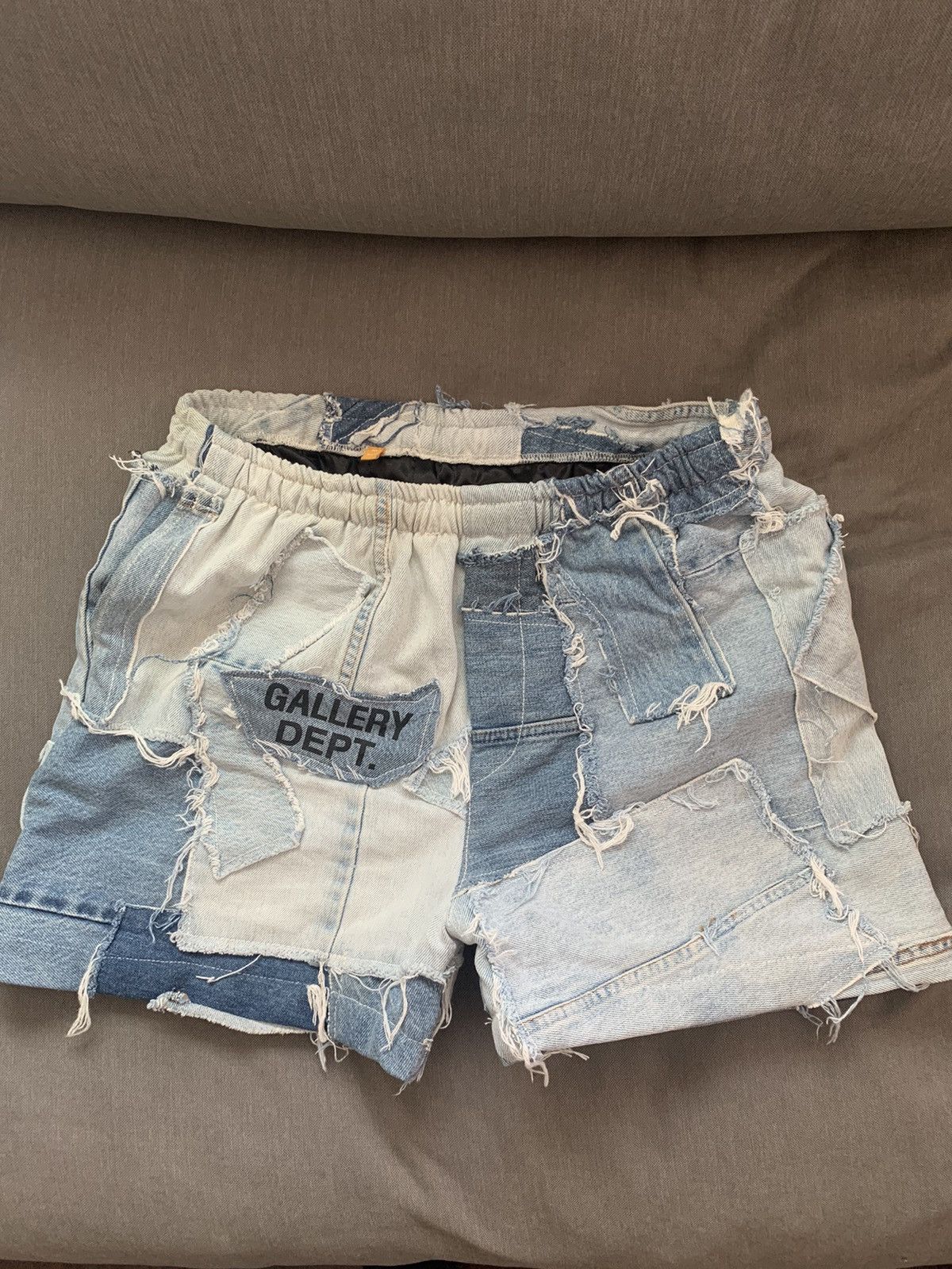 Gallery Dept. Patchwork Denim Zuma Shorts | Grailed