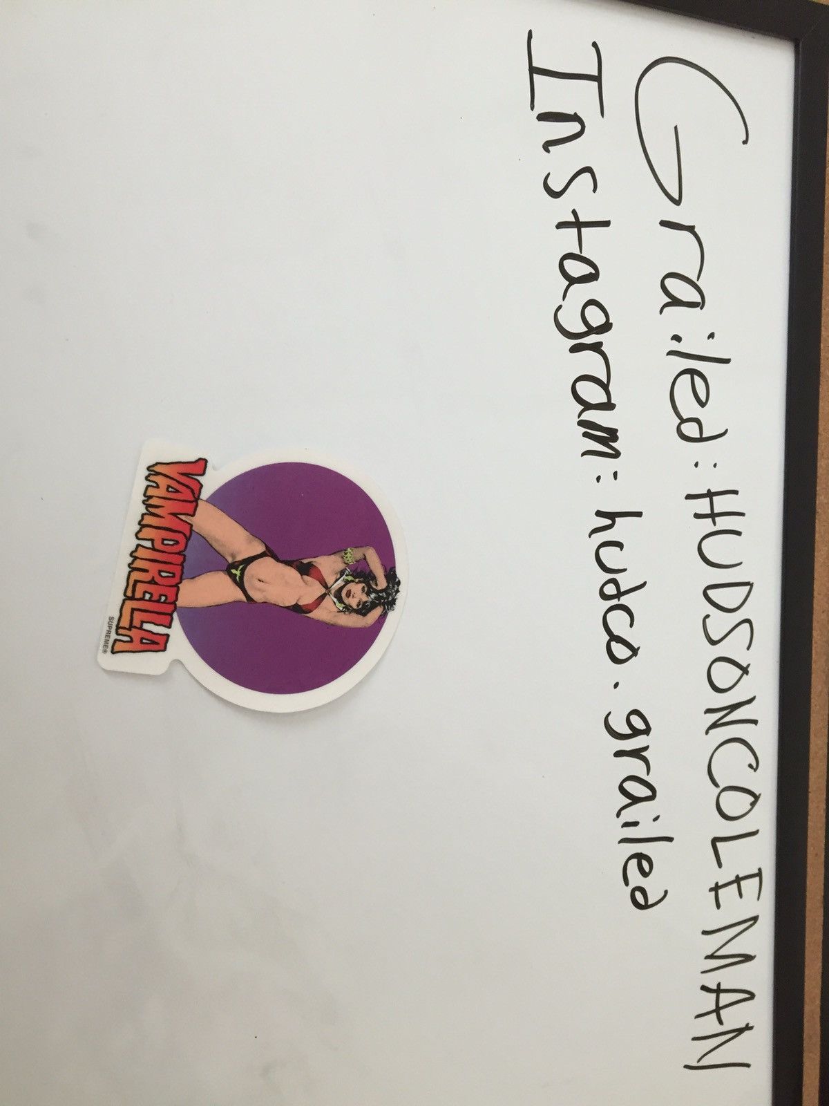 Supreme Vampirella sticker | Grailed