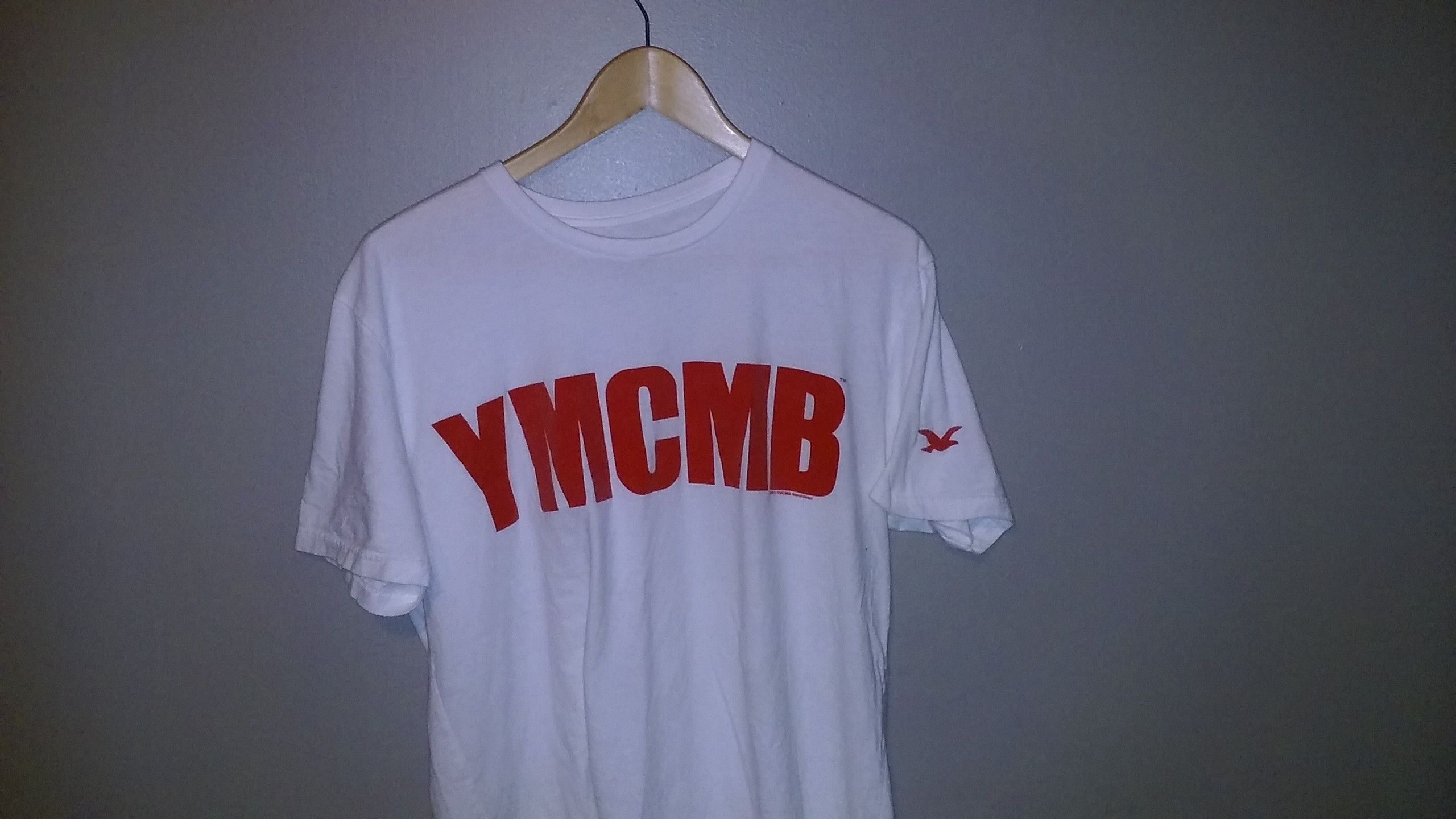Ymcmb Rich gang YMCMB red on white T shirt | Grailed