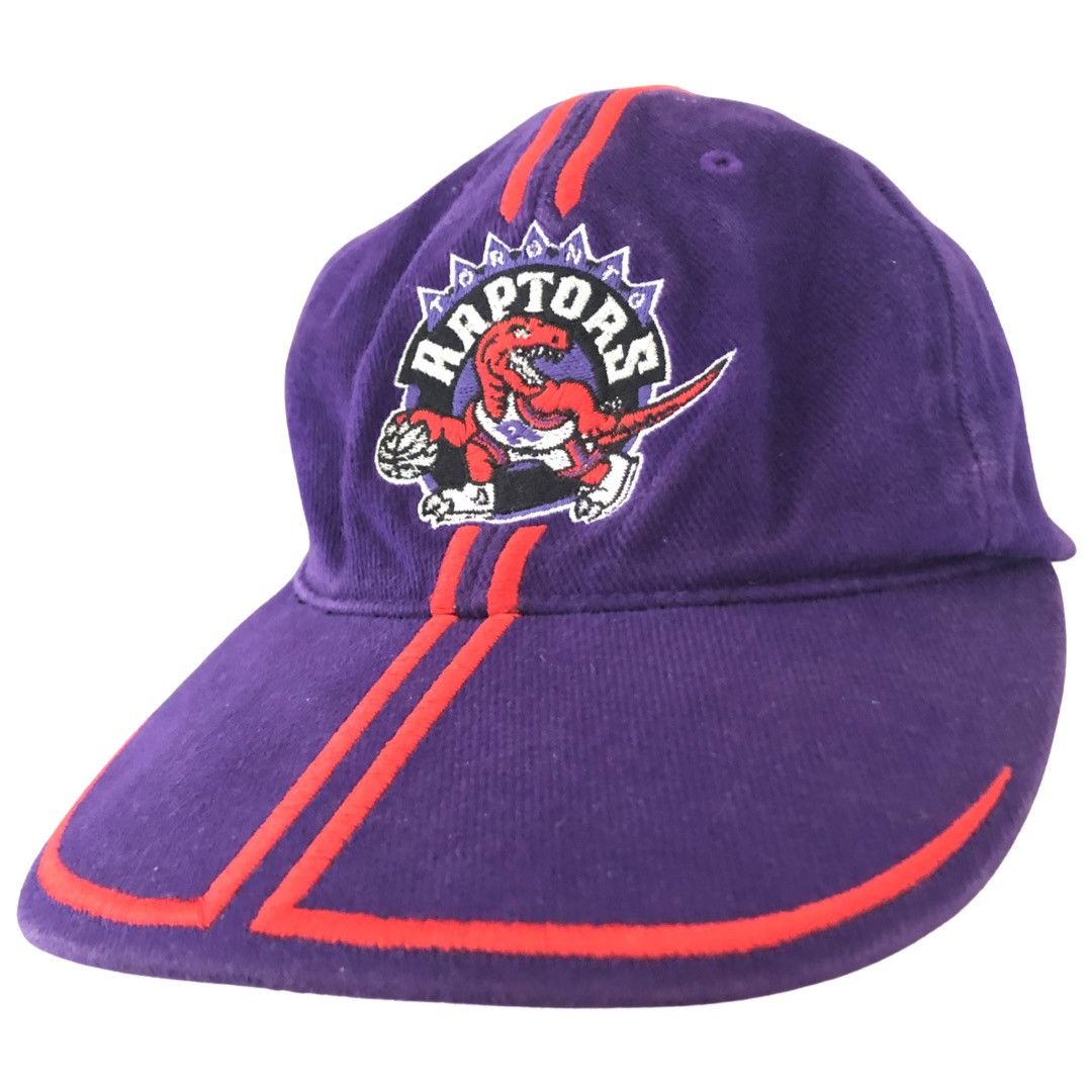 Vintage Vintage 90s Toronto Raptors Velcro Strap Back Hat | Grailed