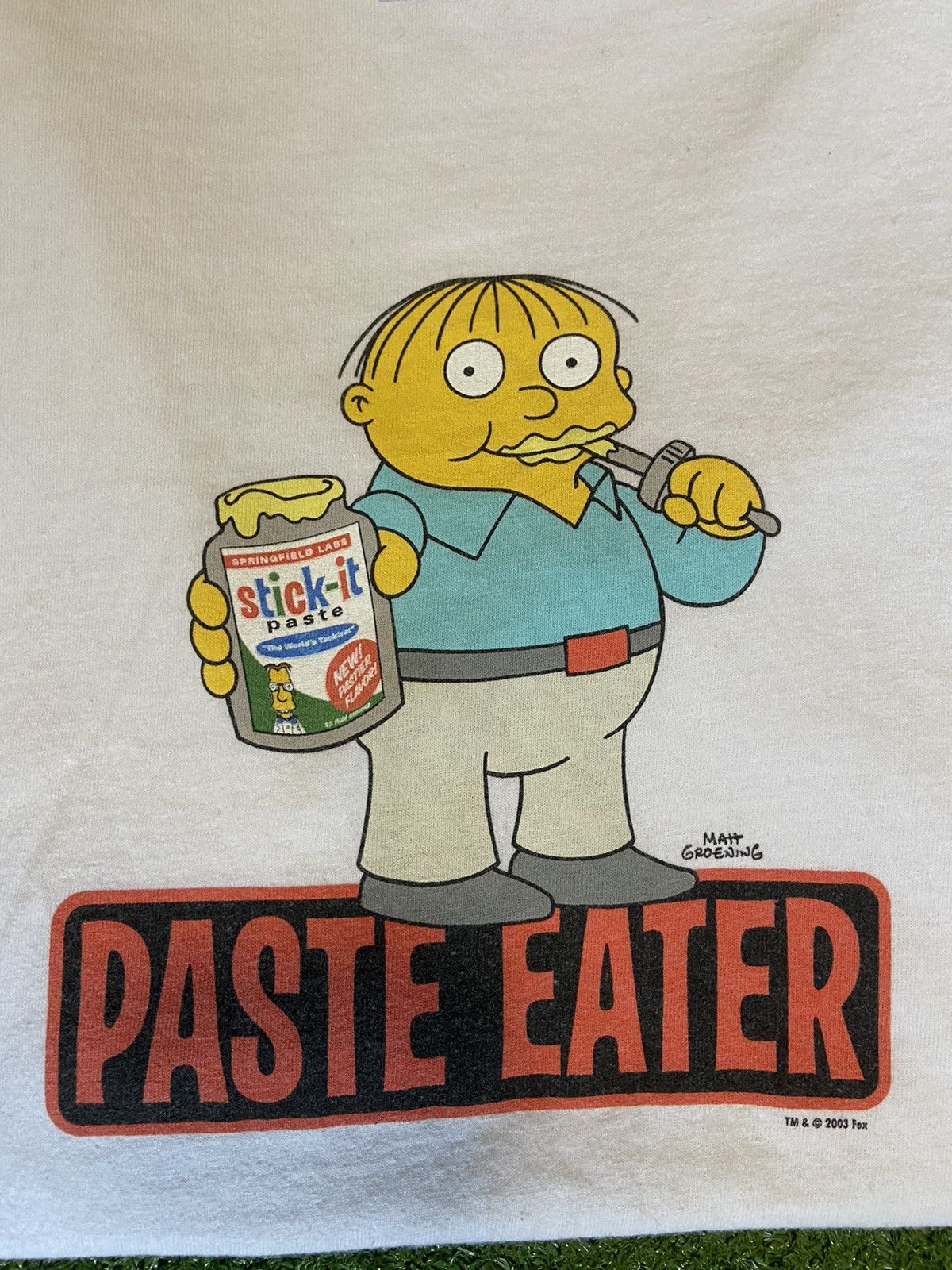 Vintage 2003 The Simpsons Ralph Wiggum Paste Eater Tee shirt | Grailed