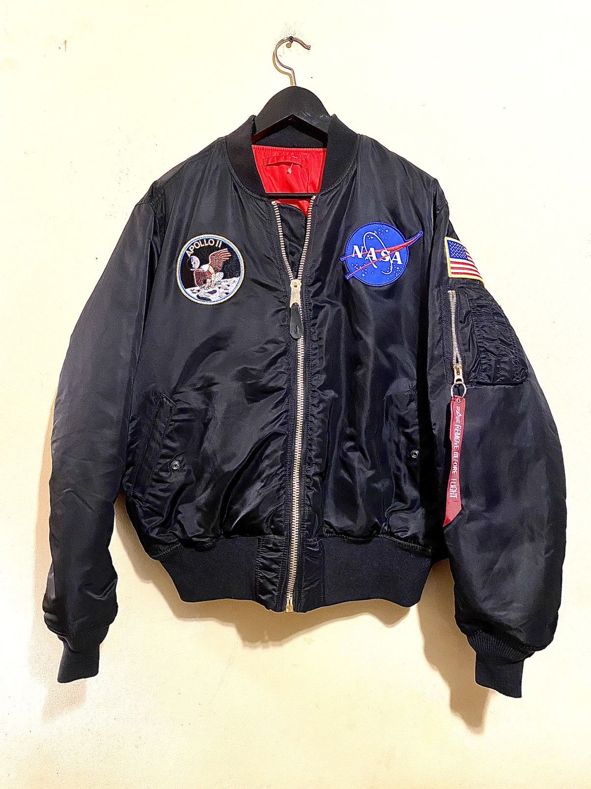 Vintage Alpha Industries × Nasa Alpha NASA APOLLO FLIGHT JACKET | Grailed