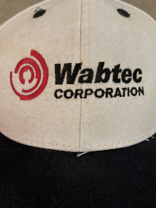 Vintage Wabtec Corporation trucker Vintage Snapback hat cap company ...