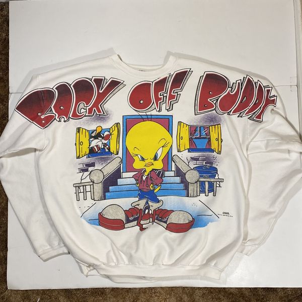 Vintage 90’s Tweety Back Off Buddy Sweatshirt | Grailed