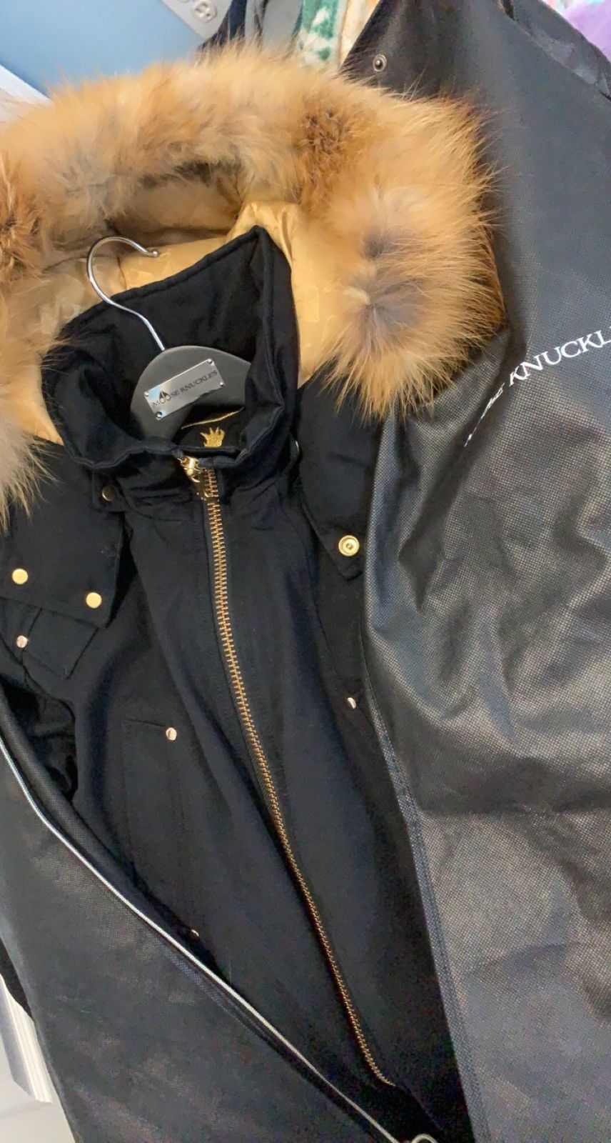 Moose Knuckles Little Rapids Golden Moose Knuckles Bomber | Grailed