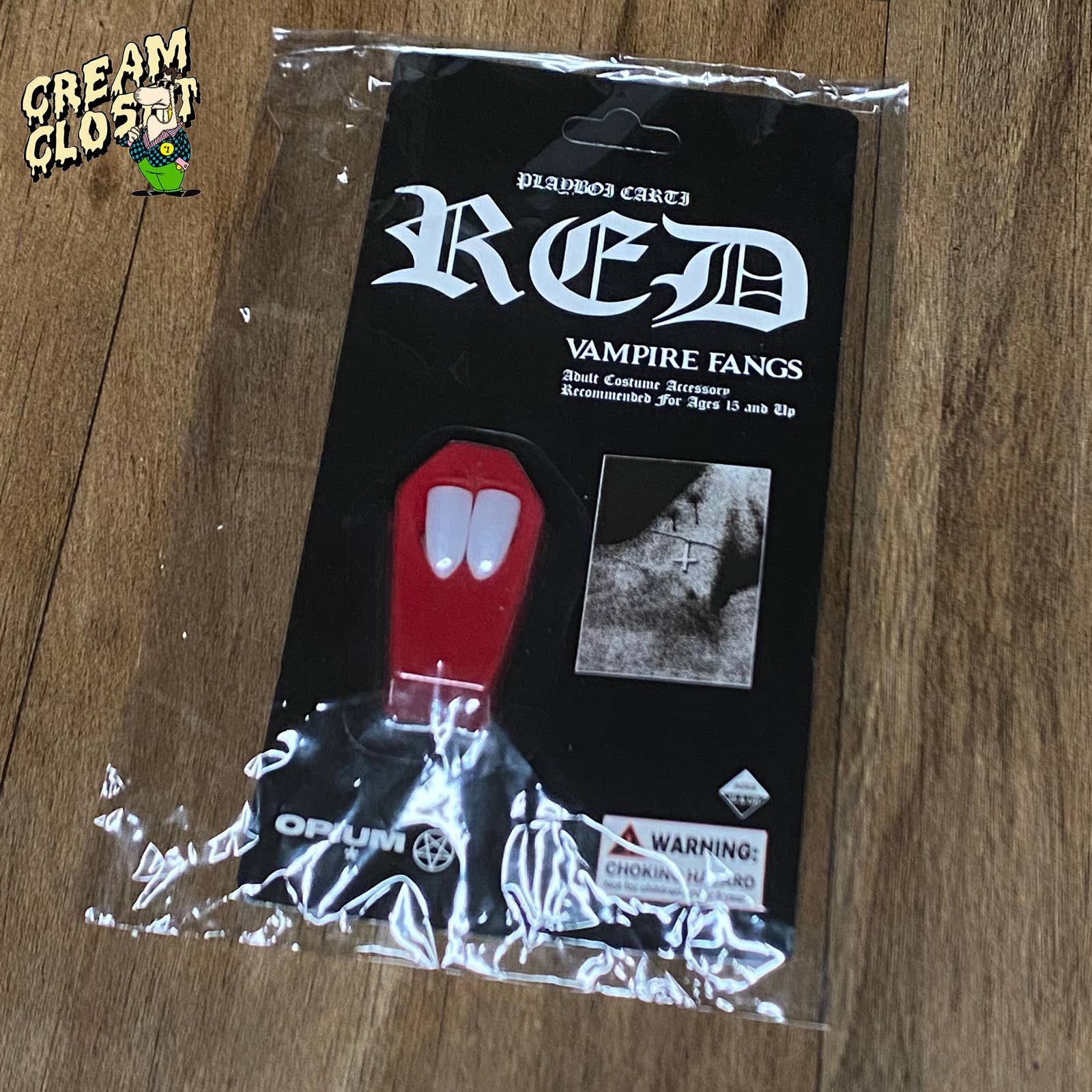 AWGE Playboi Carti WLR WholeLottaRed Vampire Fangs Novelty Toy | Grailed