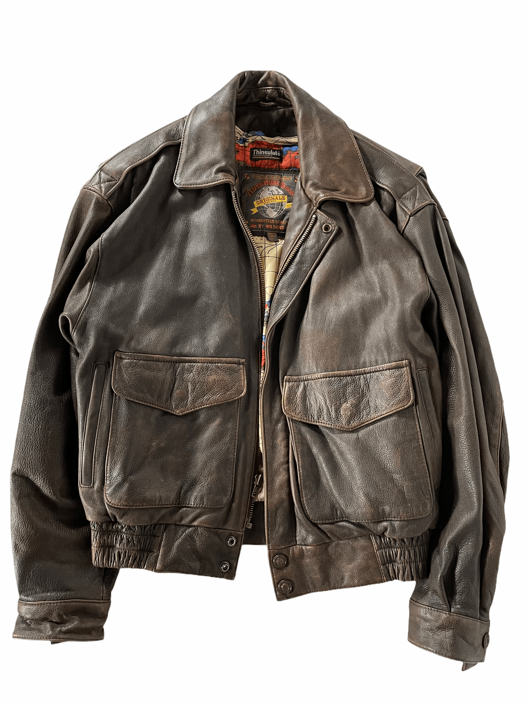 Vintage Adventure Bound Leather Jacket | Grailed