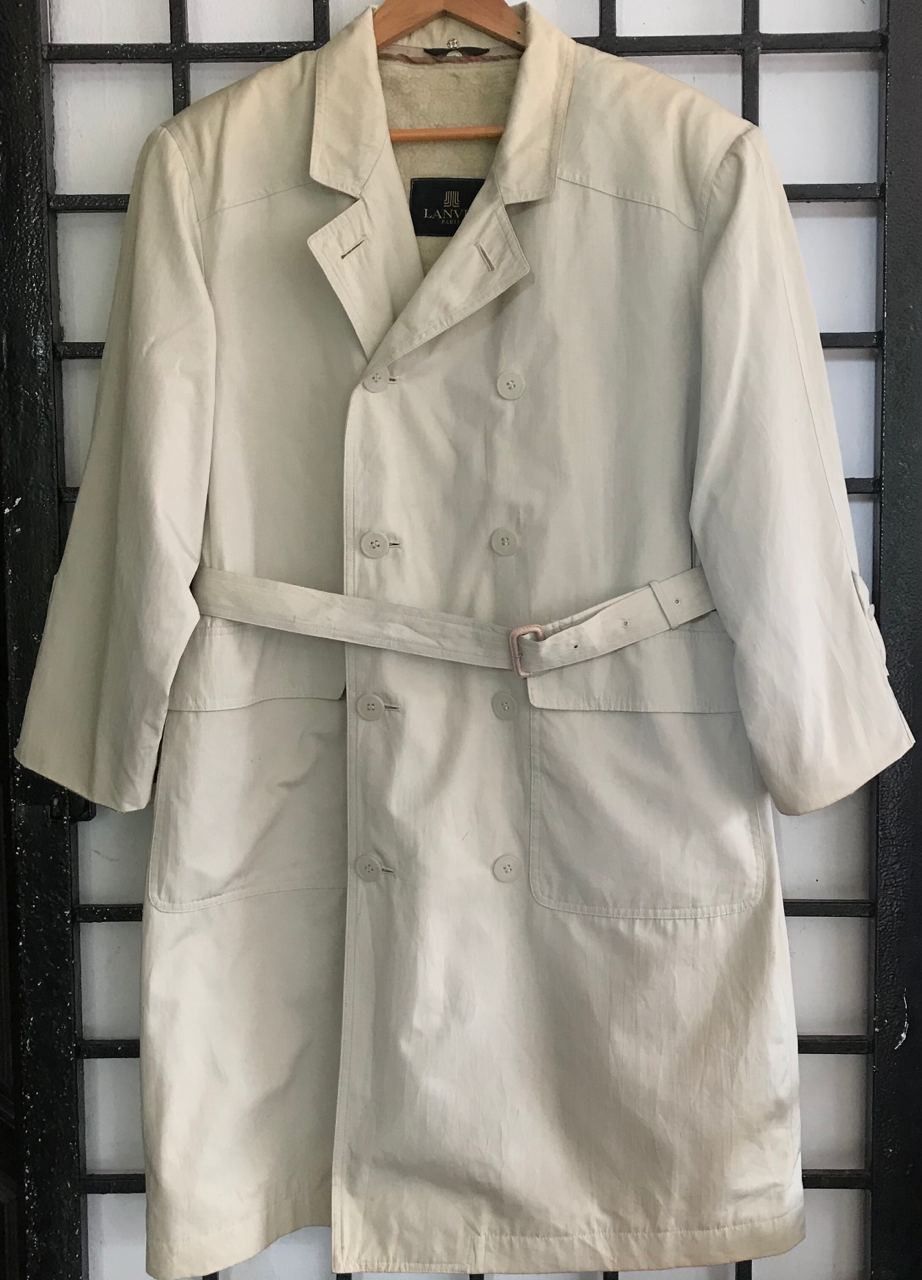 Italian Designers × Lanvin × Vintage 🔥 Vintage LANVIS PARIS Trench Coat ...