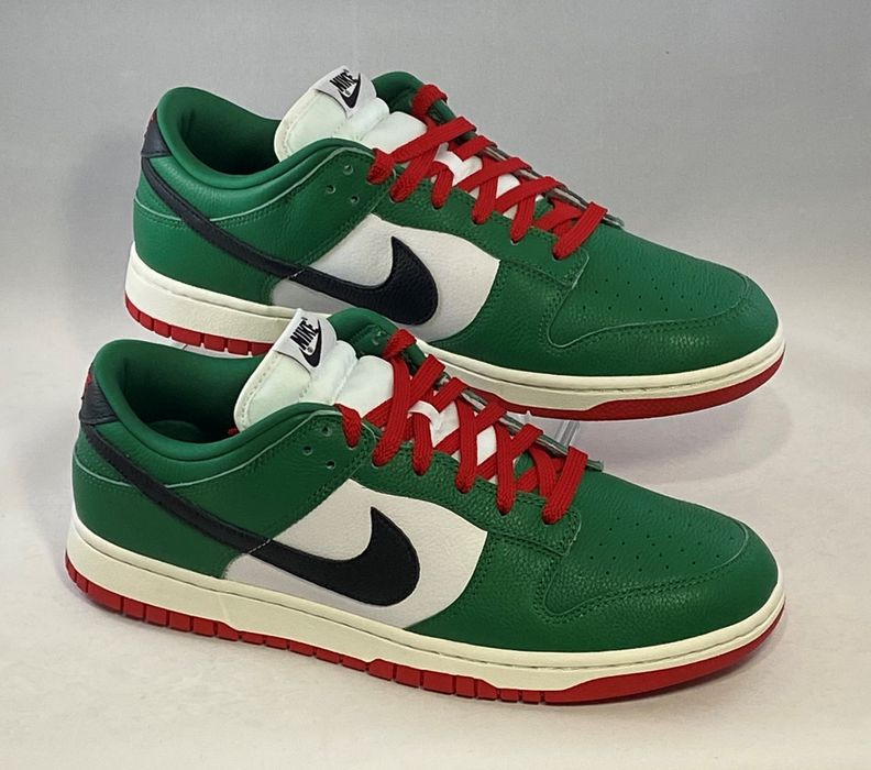 Nike Dunk Low "Grinch" Size US 11.5 Green/Red IBY Shoes New | Grailed