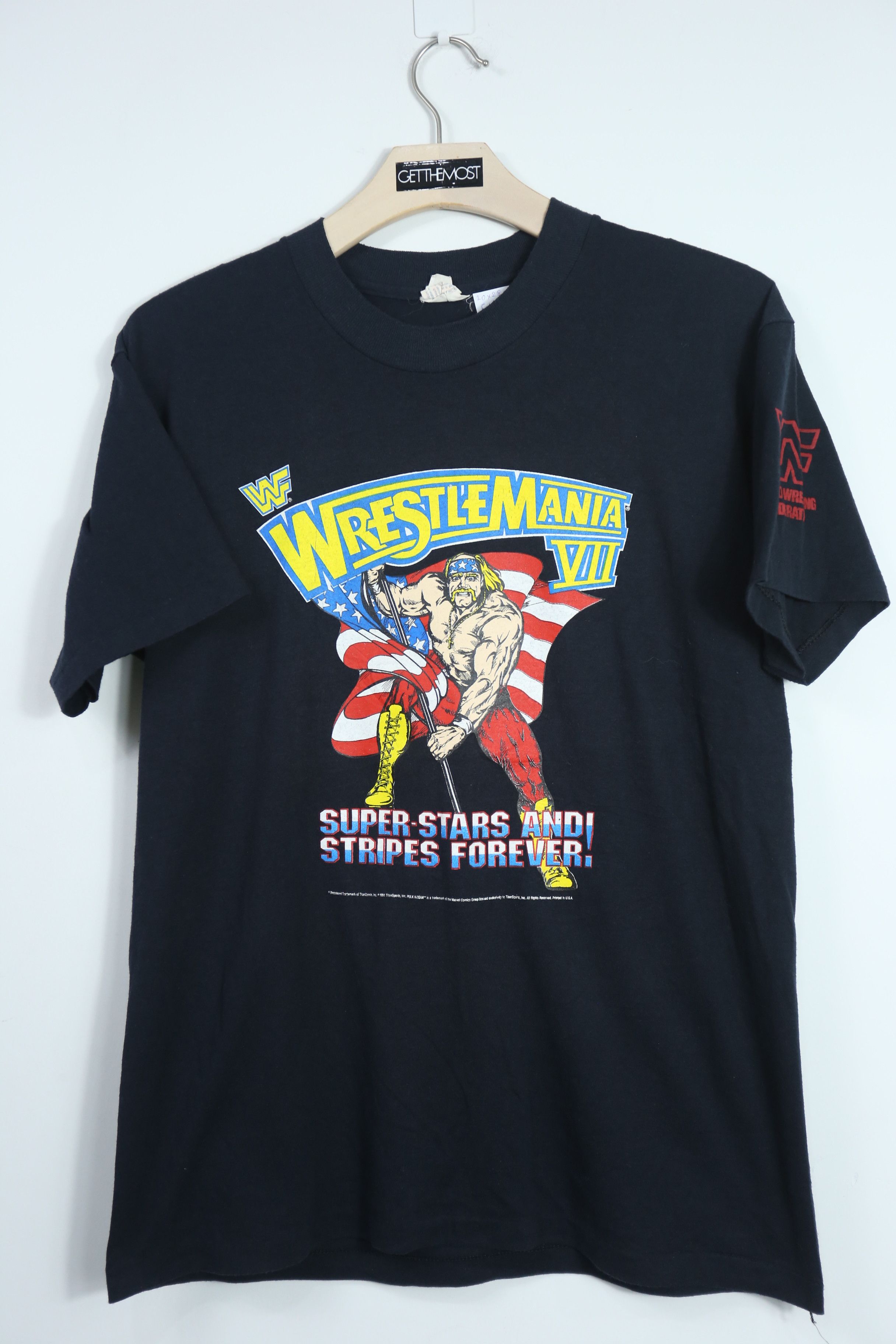 Vintage Vintage 90s WWF Wrestlemania VII (L) GTMC405 | Grailed