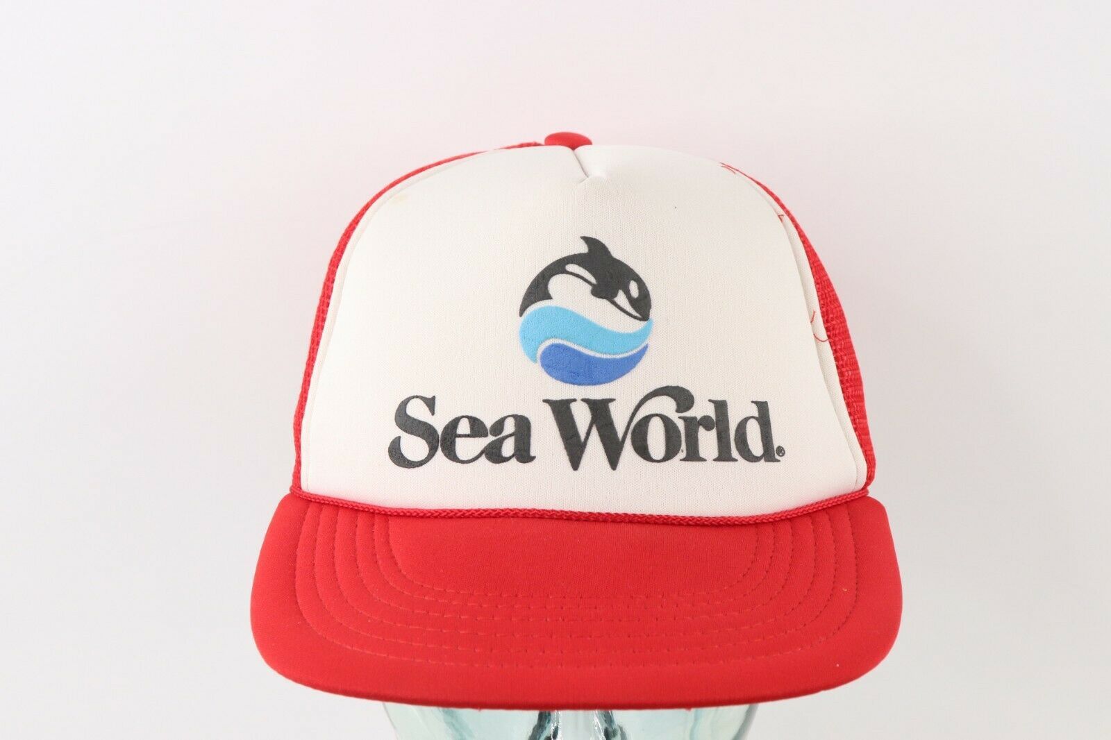 Vintage Vintage 90s Sea World Shamu Whale Roped Trucker Hat | Grailed