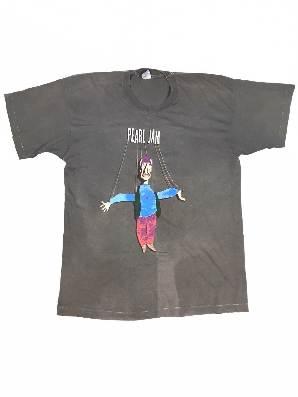 Vintage Vintage 1994 Pearl Jam Freak Puppet Band Tour T-Shirt | Grailed