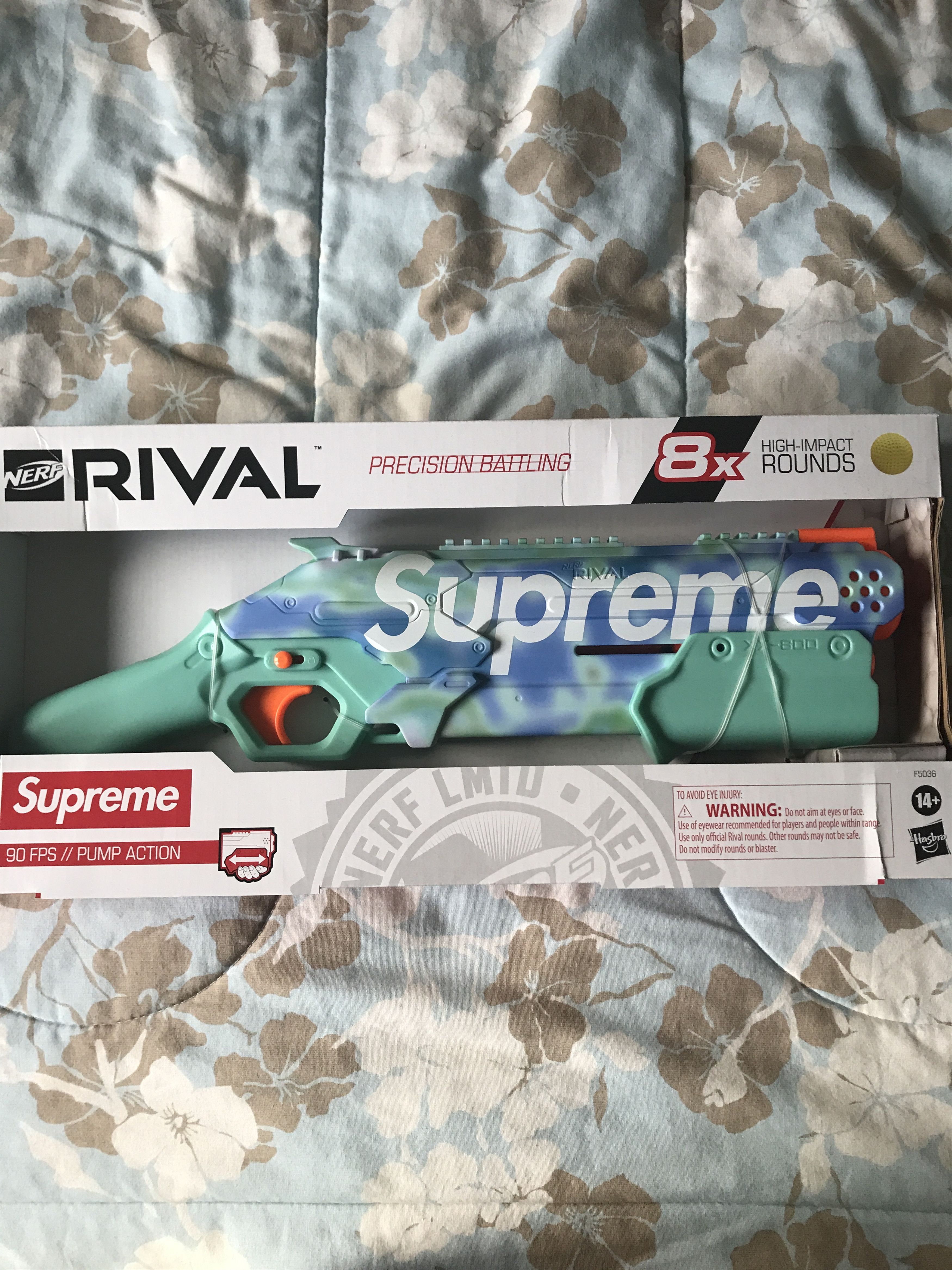 Supreme Supreme Nerf Rival Takedown Blaster Blue | Grailed