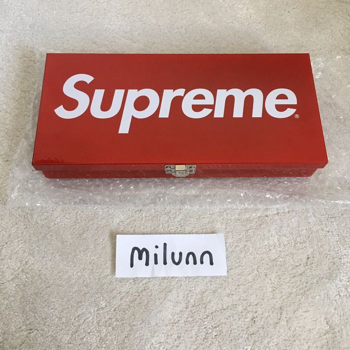 Supreme Large Metal Storage Box | Grailed