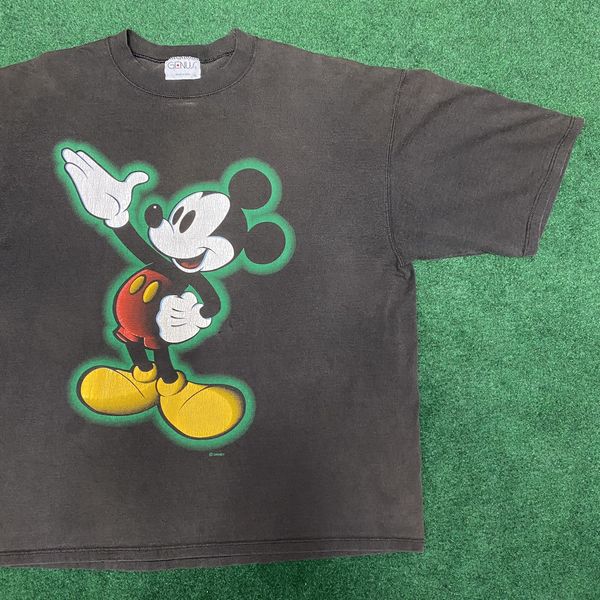 Vintage Vintage 90s Mickey Mouse Genus T-Shirt Walt Disney Boxy Fit ...