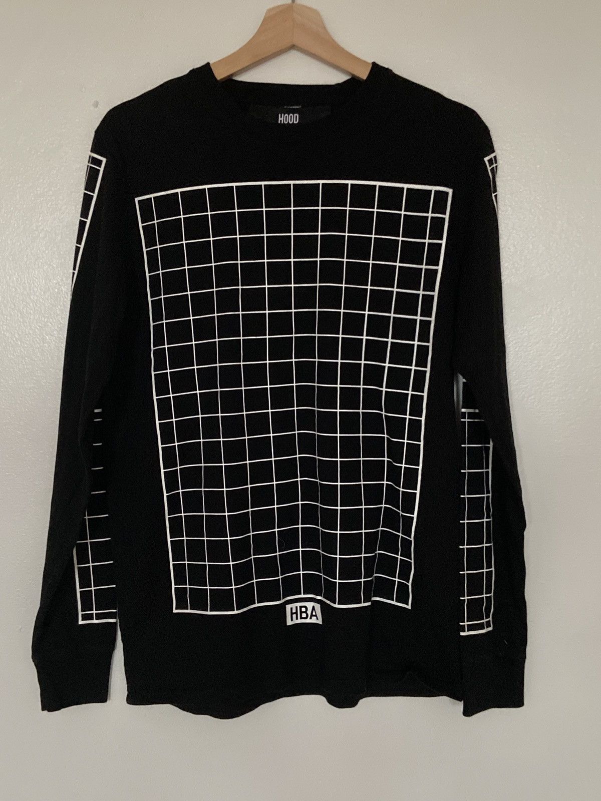 Hood By Air Hood By Air Og HBA Grid Longsleeve | Grailed