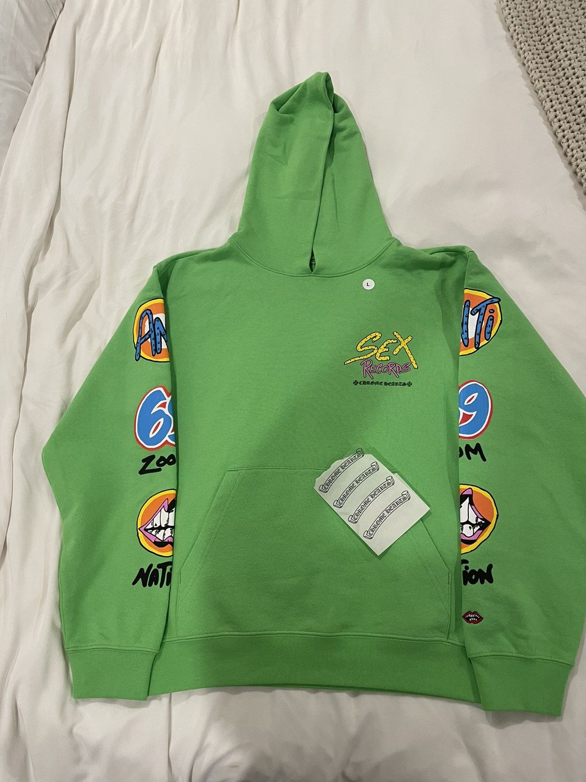 Chrome Hearts Cheapest Nyfw Chrome Hearts Sex Records Hoodie Grailed
