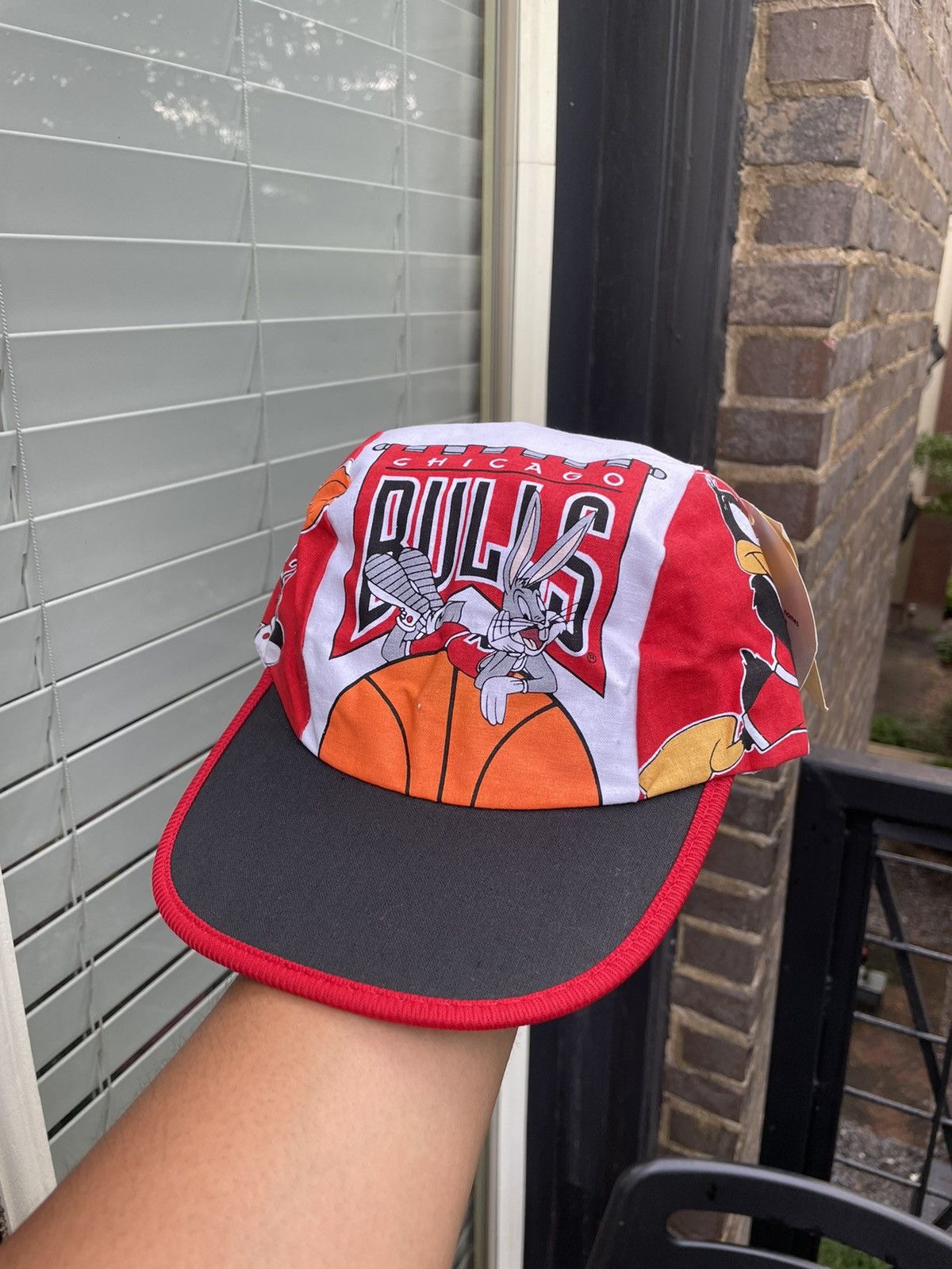 Vintage Vintage 90s space jam bulls basketball hat | Grailed
