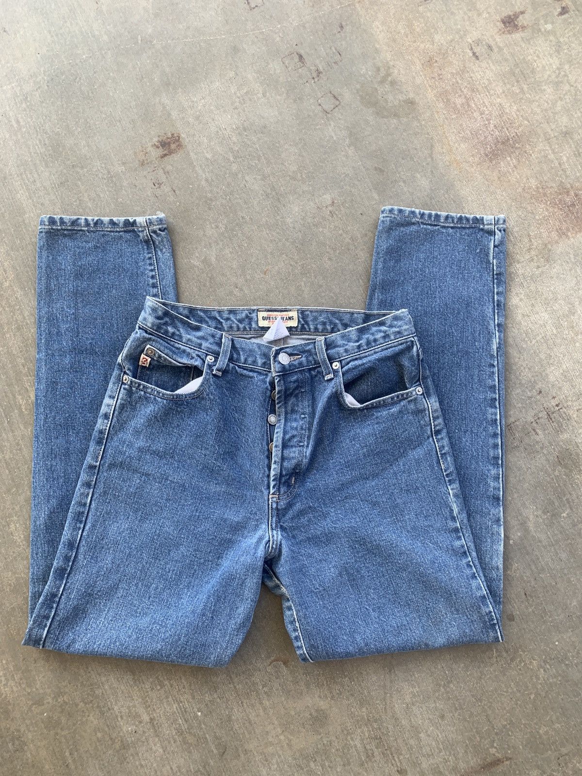 Vintage guess button fly denim jeans | Grailed