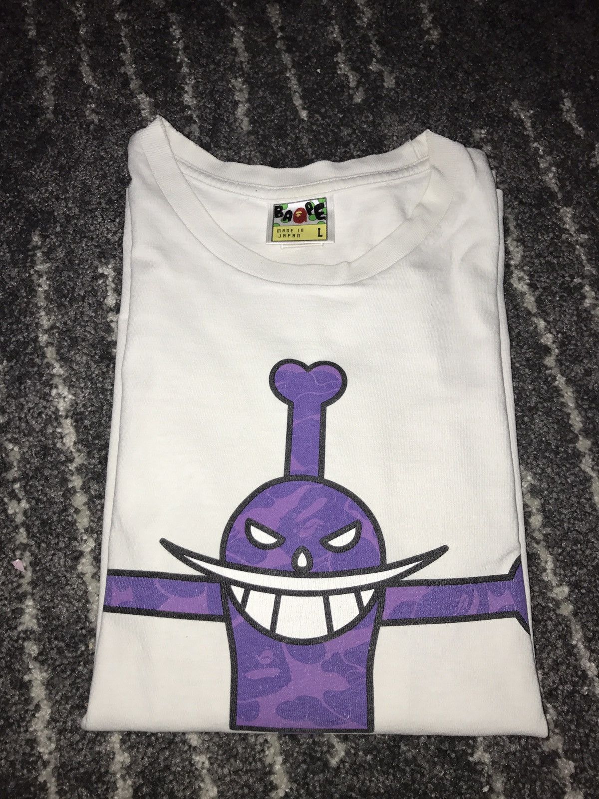 Bape × One Piece Bape X One Piece Shirohige Flag Shirt Whitebeard ...