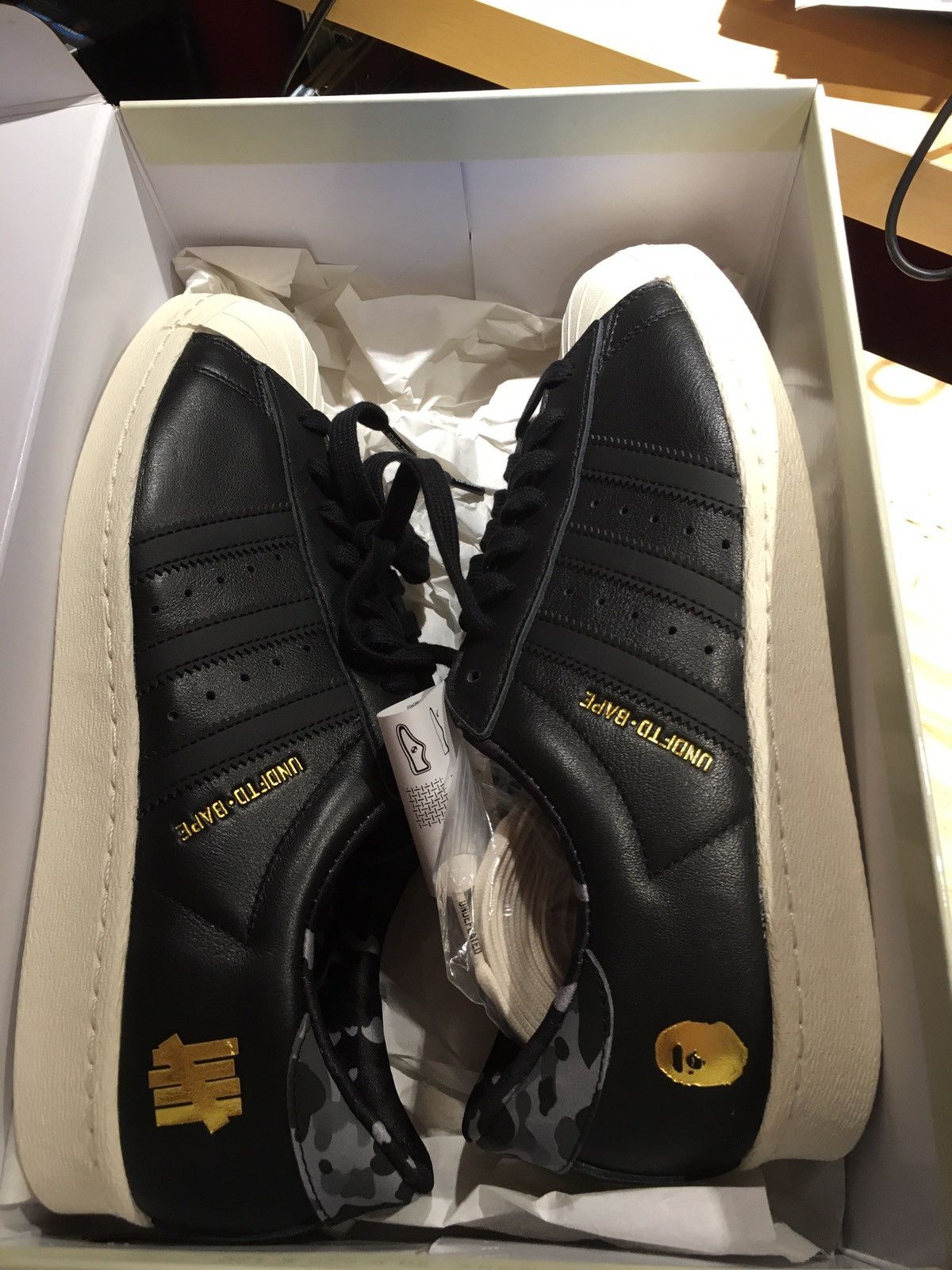 Bape × Undefeated Shell Toes | Grailed