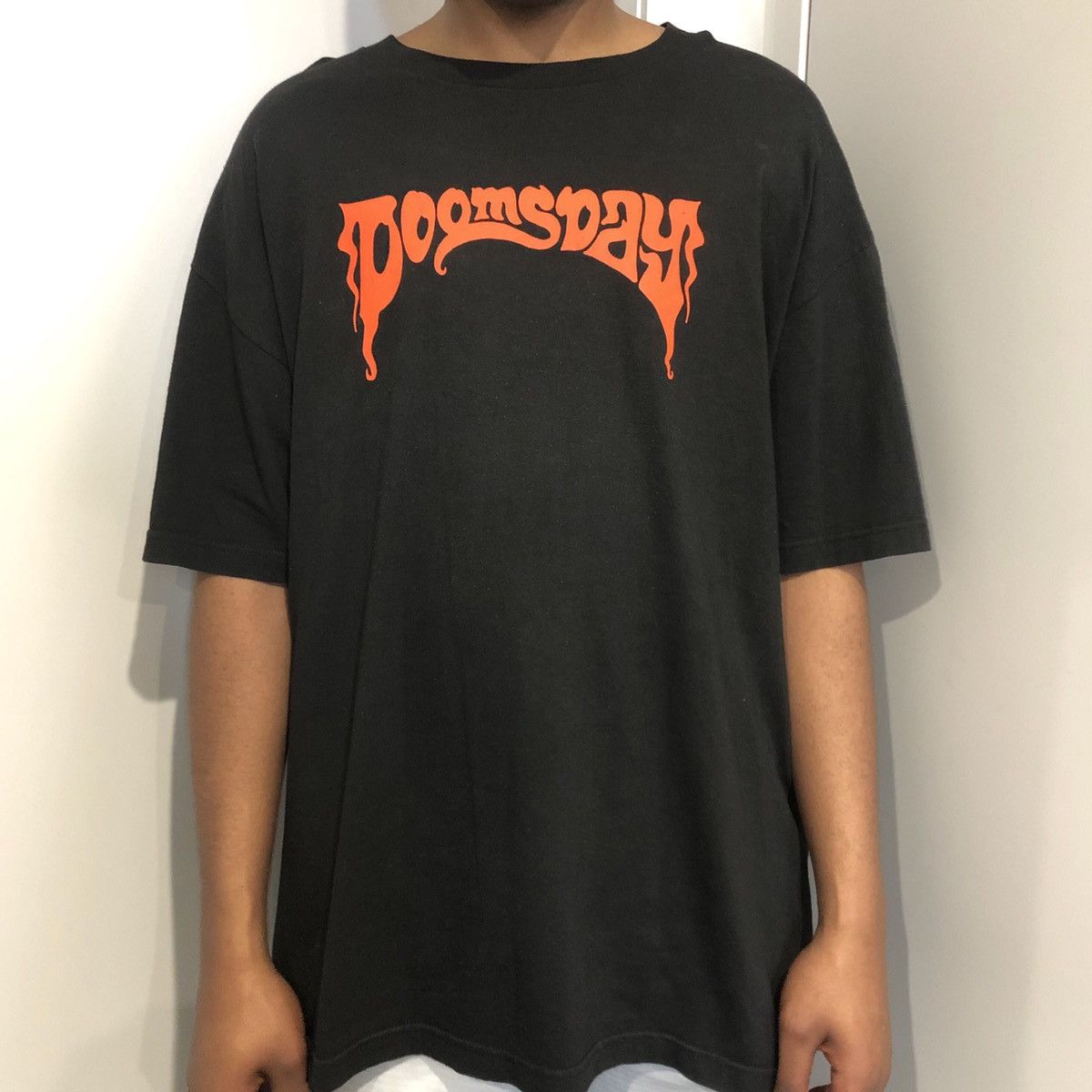 Doomsday Doomsday black logo T-shirt | Grailed