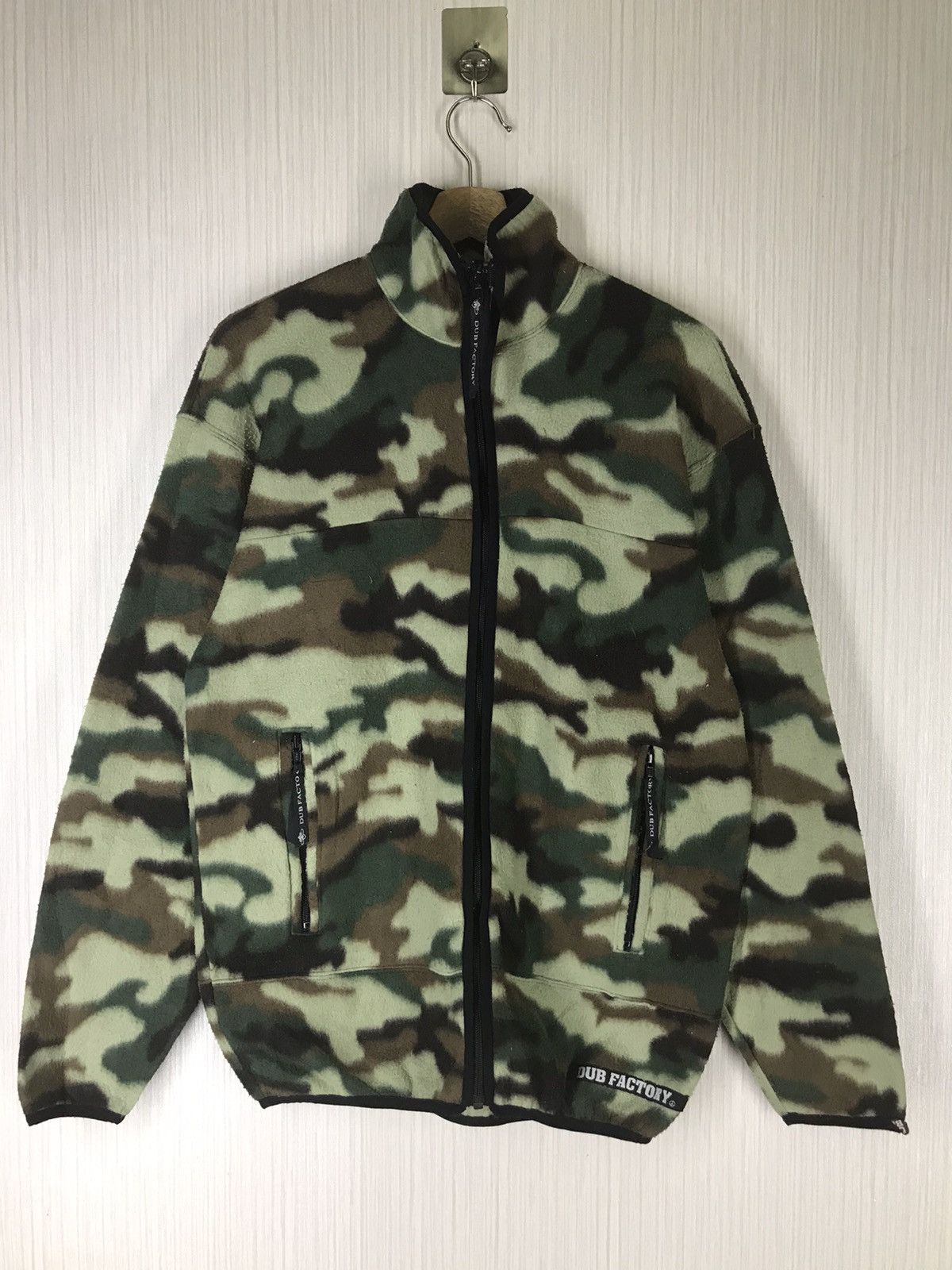 Japanese Brand × Streetwear DUB FACTORY Japanese Brand Fleece Jacket ...