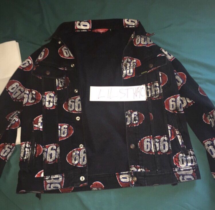 Supreme 666 Denim Jacket | Grailed