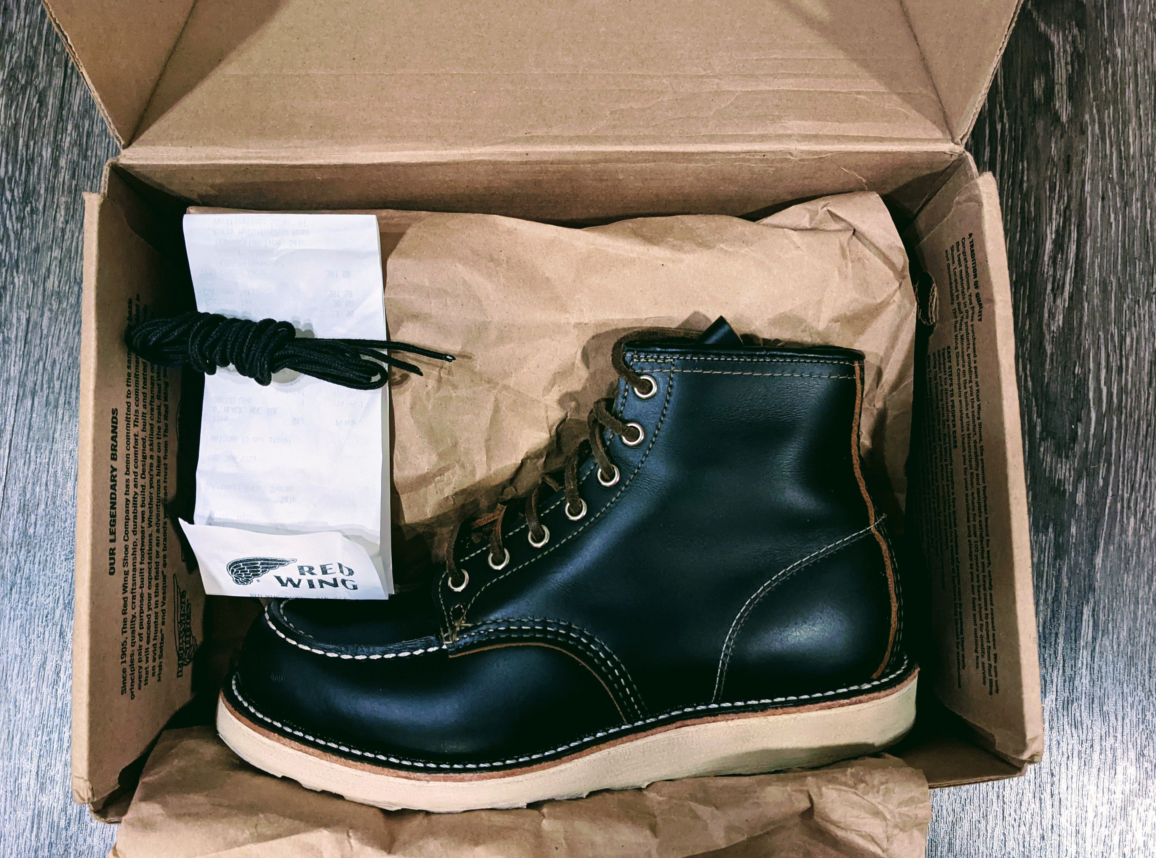 Red Wing Red Wing Moc 9874, Black Klondike (Rare), 9D | Grailed