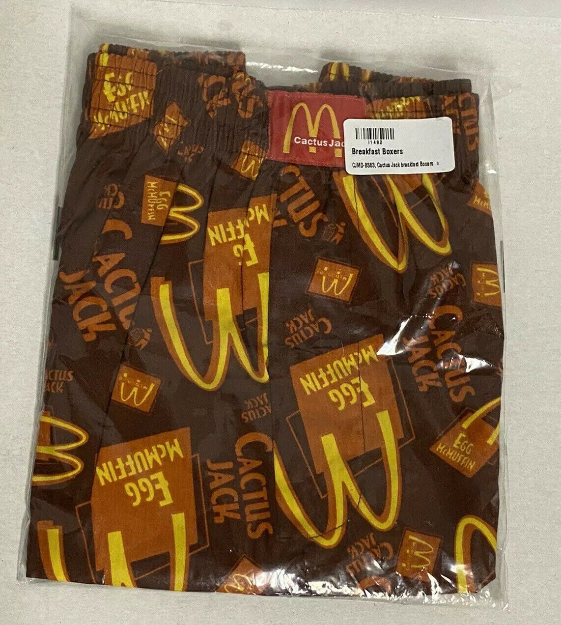 Travis Scott Travis Scott x McDonald's Breakfast Boxers Small | Grailed