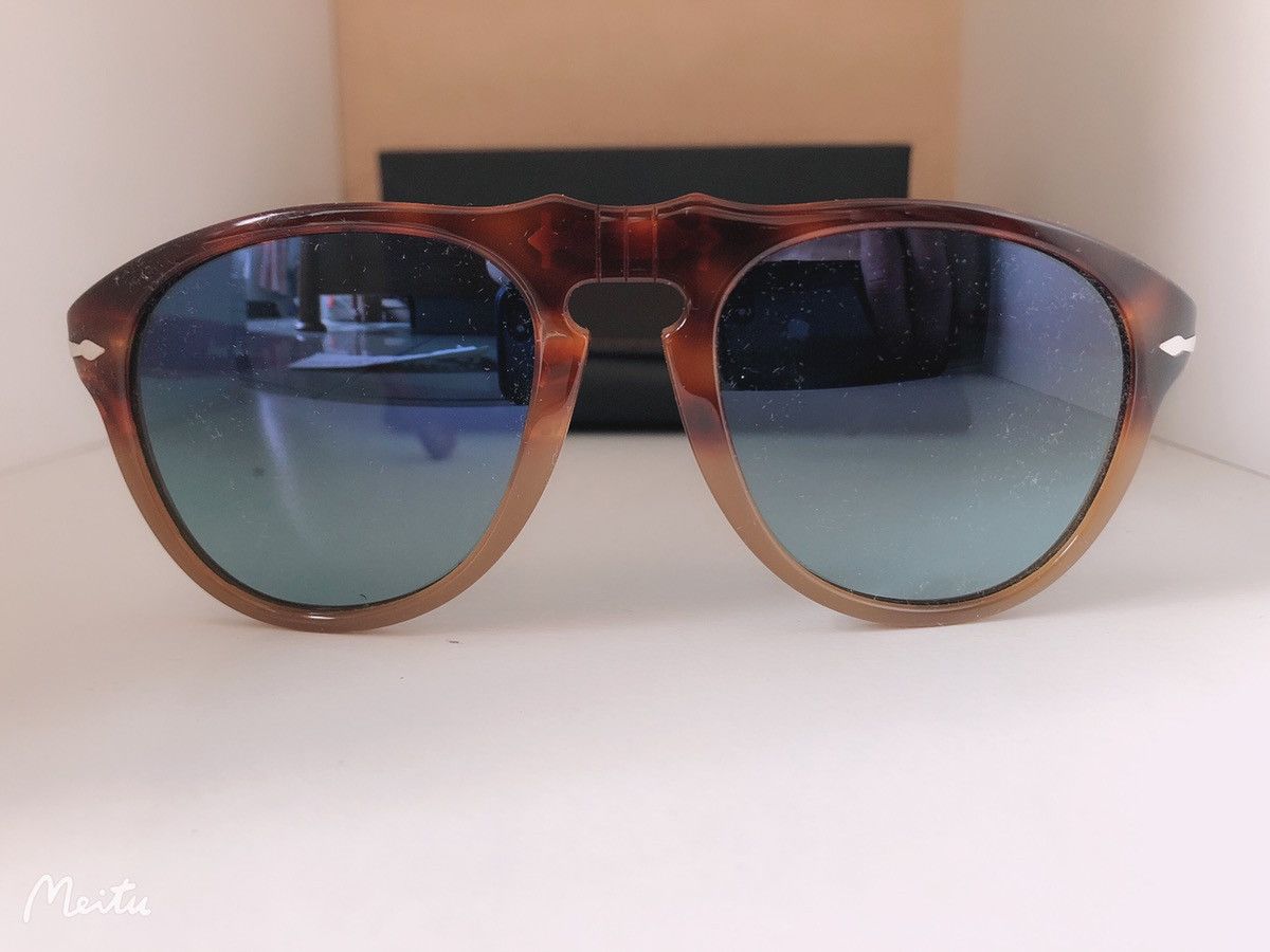 Persol PERSOL 0649 54mm Polarized blue gradient | Grailed