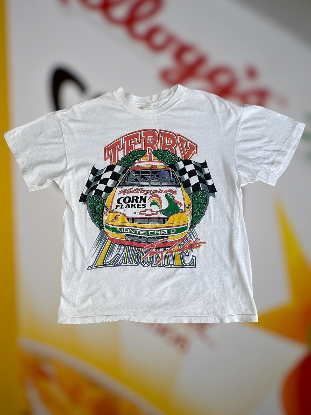 Vintage Vintage Corn Flakes Terry Labonte Nascar t shirt | Grailed