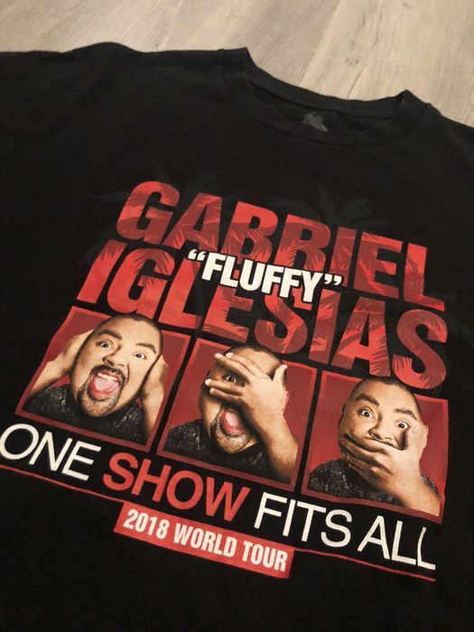 Vintage Gabriel Iglesias fluffy comedy tour t shirt | Grailed