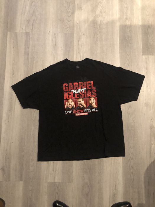 Vintage Gabriel Iglesias fluffy comedy tour t shirt | Grailed
