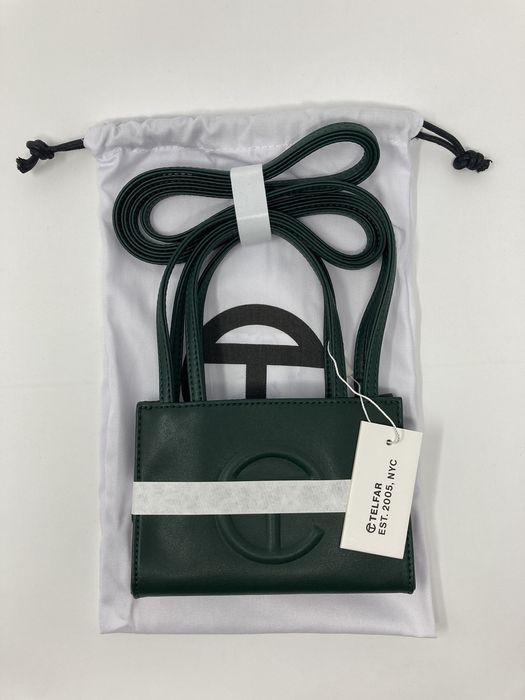 Telfar Telfar Small Dark Olive Shopping Bag | Grailed