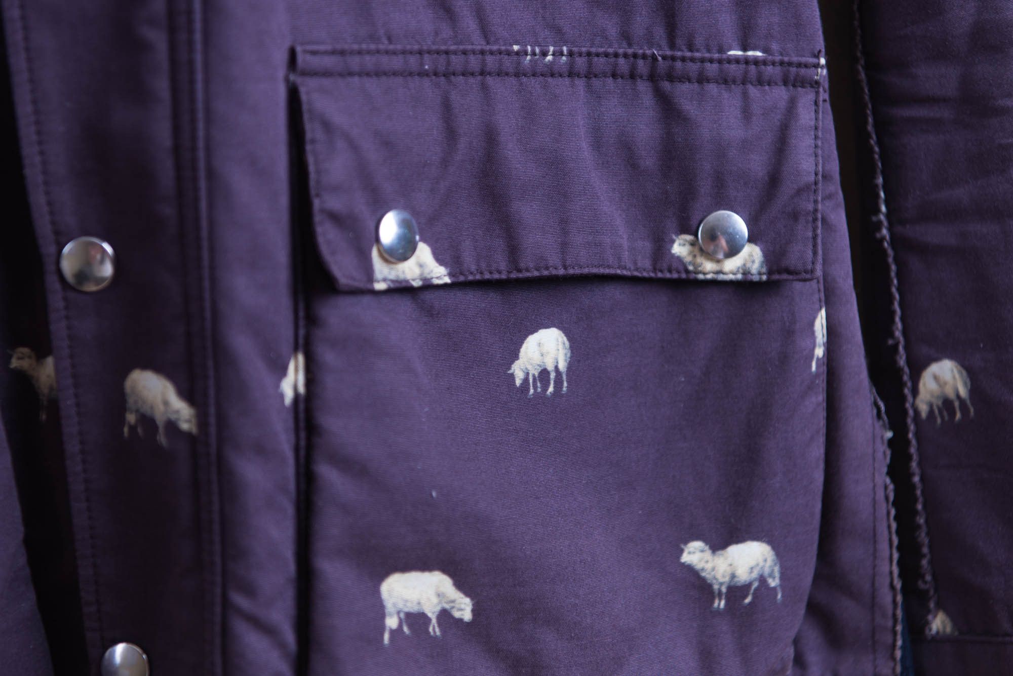 Undercover Undercoverism Patterned Sheep Coat Wool | Grailed