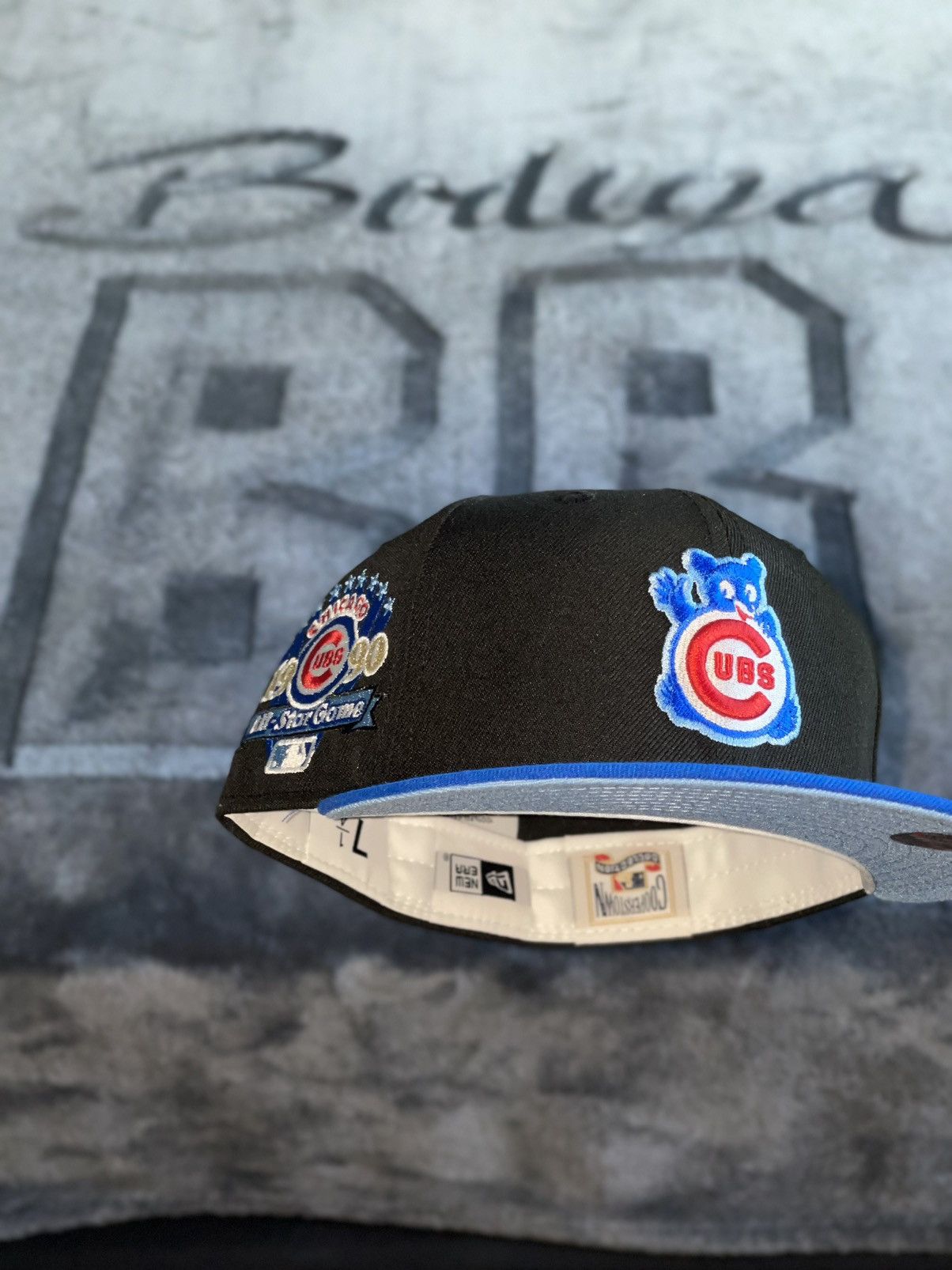 Chicago Bulls × MLB × New Era 🐻RARE EXCLUSIVE Chicago Cubs Waving Cub ...