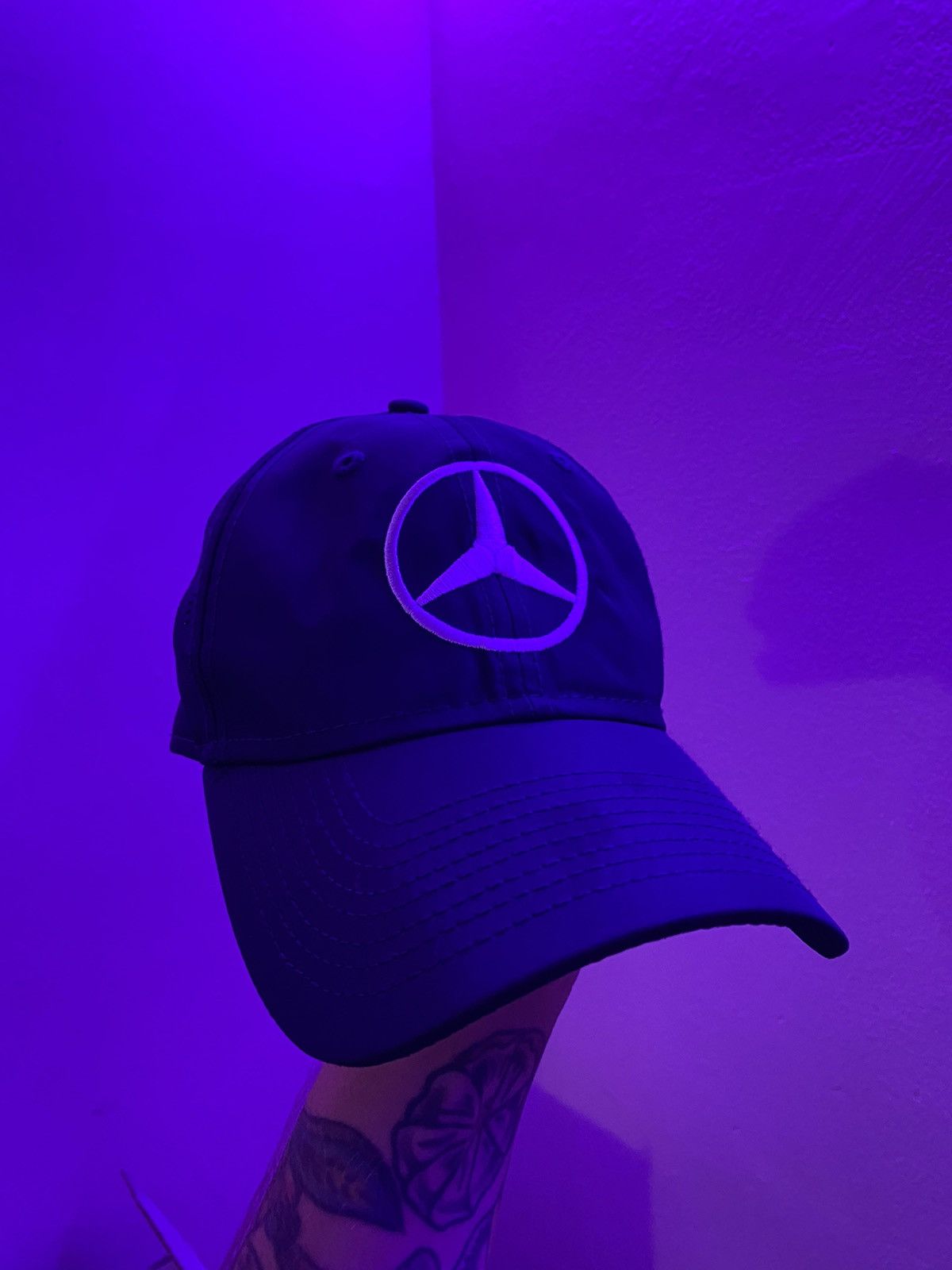 Mercedes Benz Navy Blue Mercedes-Benz Merch hat! | Grailed