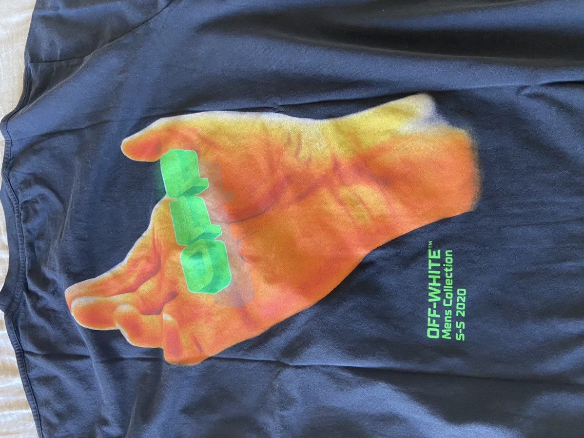 Off-White Off-White Hand Logo Oversized Tee (T shirt) FREE SHIPPING ...