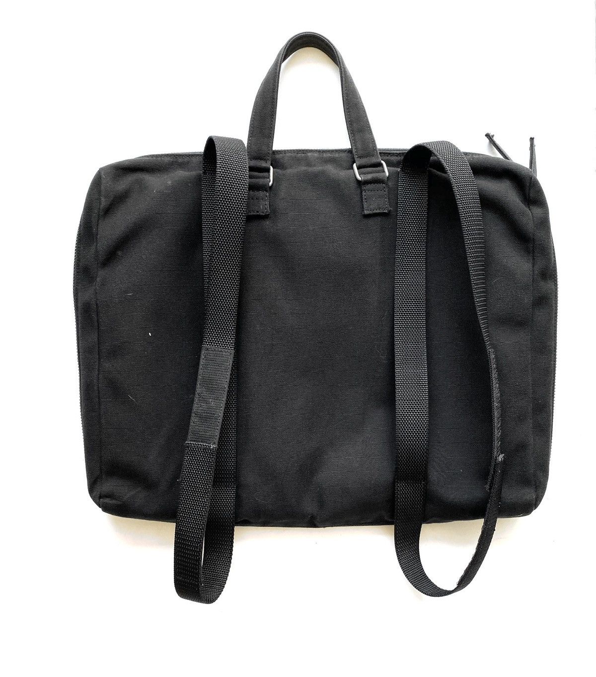 Helmut Lang Helmut Lang Archive Canvas Briefcase Backpack | Grailed