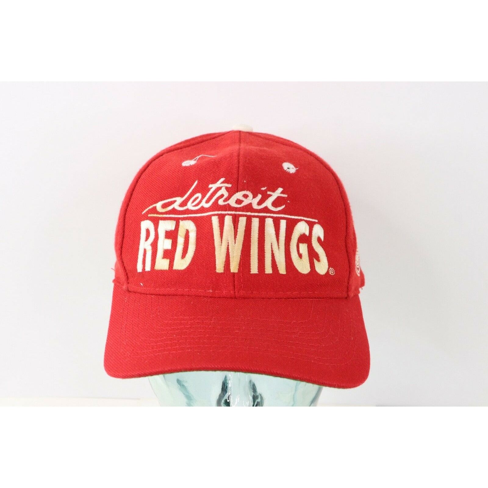 The Game Vintage 90s The Game Detroit Red Wings Script Snapback Hat ...