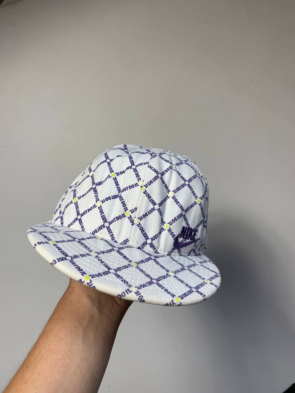 Nike Nike Vintage Monogram Cap on a small head | Grailed