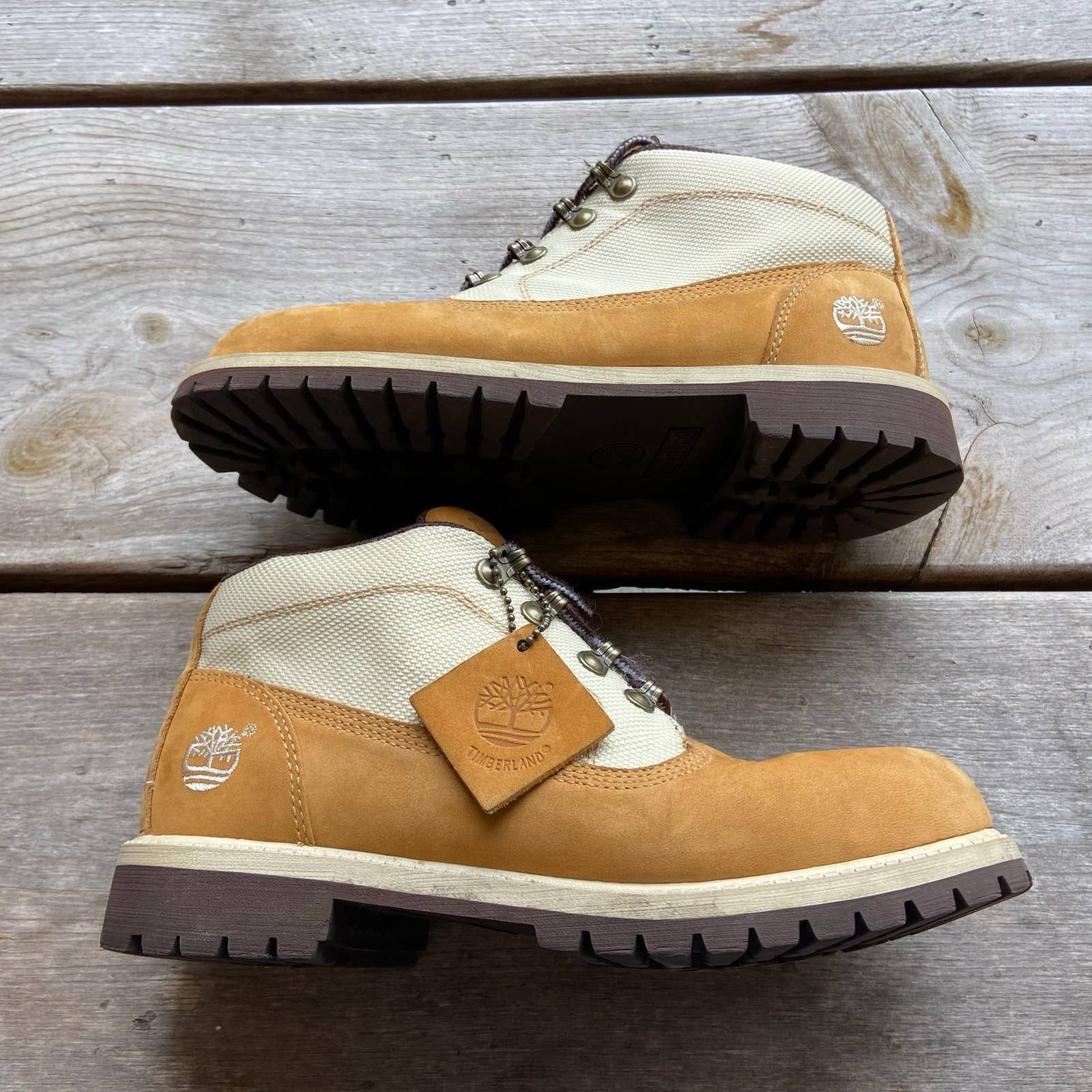 Timberland Timberland Two Tone Wheat Cream Low Top Boots 6M 6 | Grailed