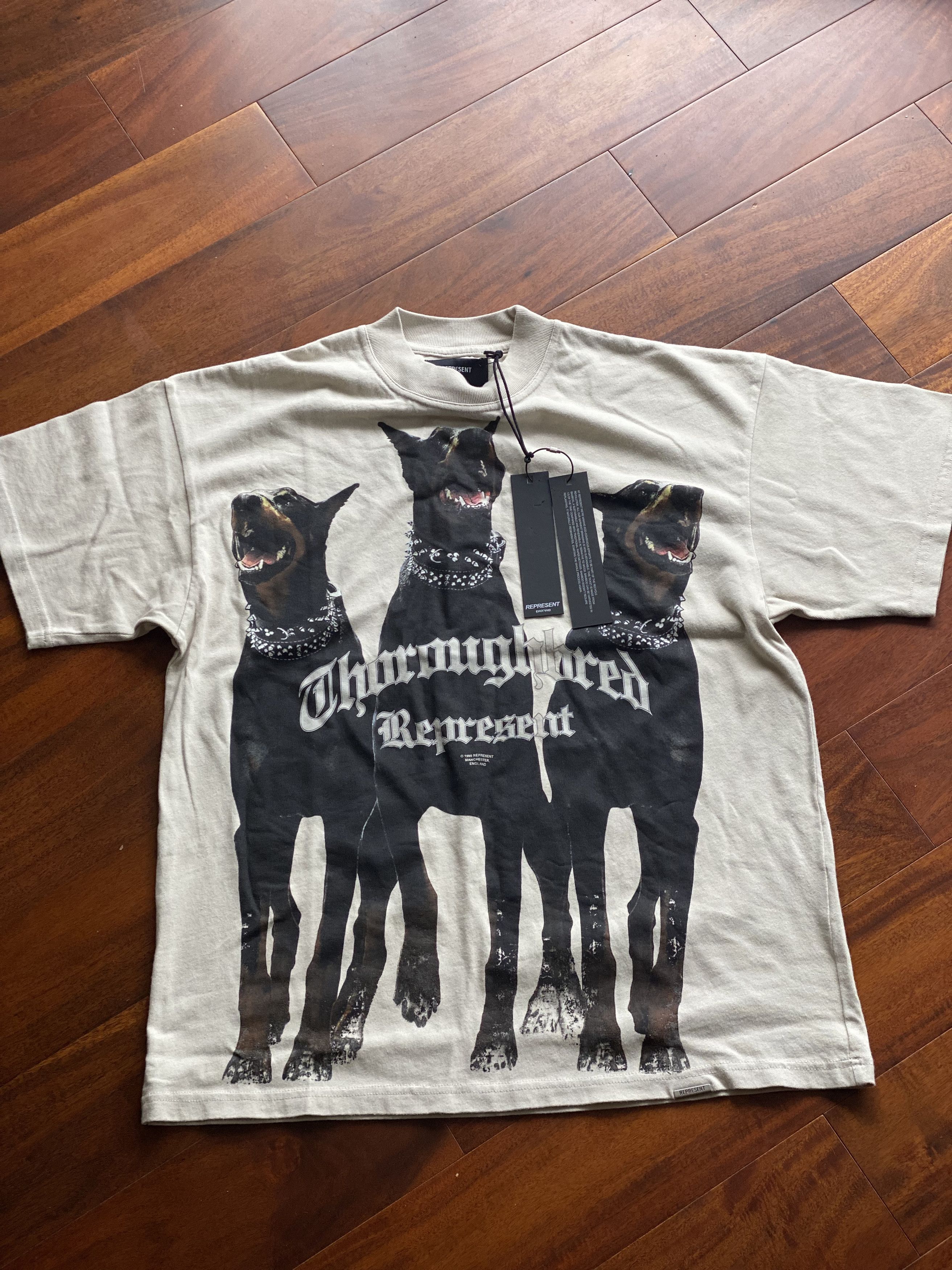 Represent Clo. Represent Dobermann dog mock neck tee | Grailed