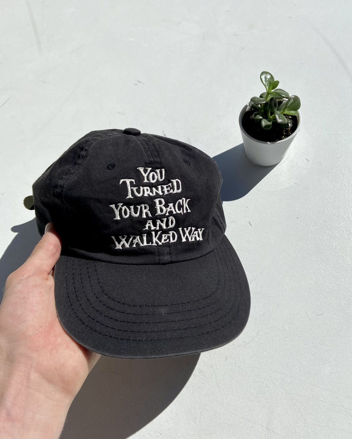 Hysteric Glamour YOU TURNED YOUR BACK AND WALKED AWAY CAP | Grailed