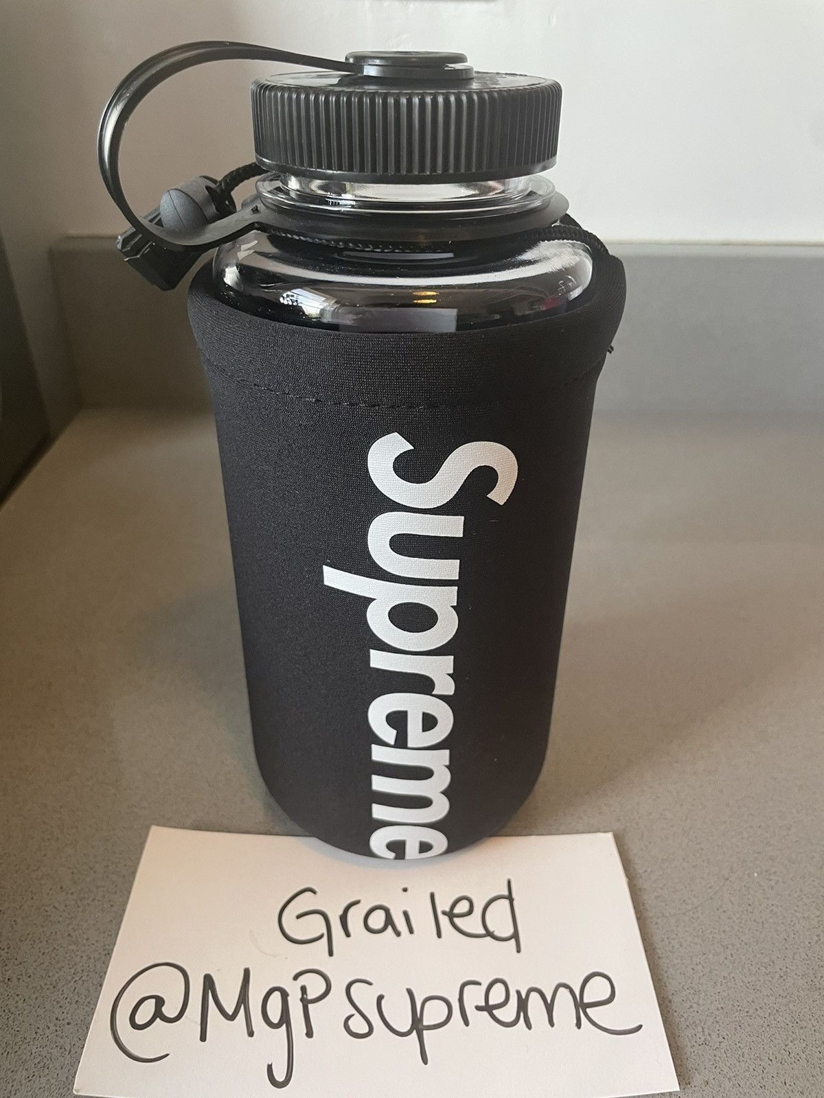 Supreme Black Supreme x Nalgene 32oz Water Bottle | Grailed