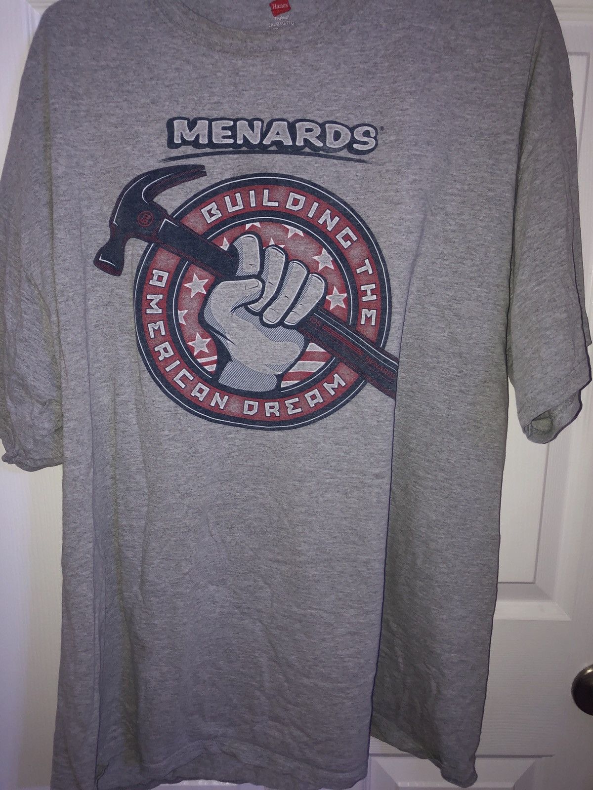Streetwear × Vintage Menards Building The American Dream Tee | Grailed