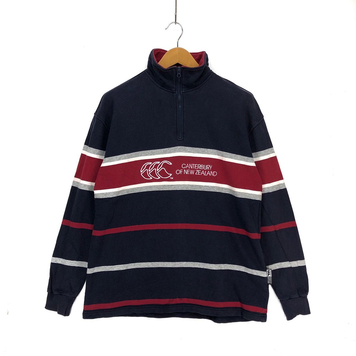 Canterbury Of New Zealand Vintage CANTERBURY Stripe Jumper Big Logo #1472-54 | Grailed
